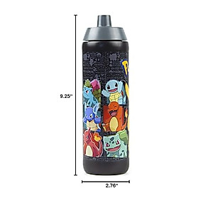 Pokemon Water Bottle Pikachu 724ml Plastic Sports Drink Cup One Size