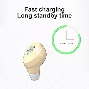 OCUhome Wireless Earphone - L20mini in-Ear Noise Reduction Bluetooths 5.2 Headset - Multifunction Button Stereo Business Wireless Earpiece Black