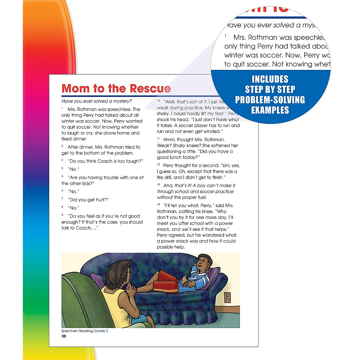 Spectrum Reading Comprehension Grade 3 Workbook, Ages 8 to 9, Third Grade Reading Comprehension Workbook, Fiction and Nonfiction Passages, Identifying Story Structure and Main Ideas - 160 Pages