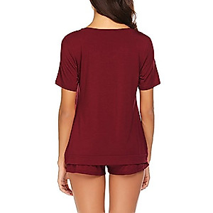 Avidlove Women's Shorts Pajama Set Short Sleeve Sleepwear Nightwear Pjs Holiday Pajamas for Women S-XXL