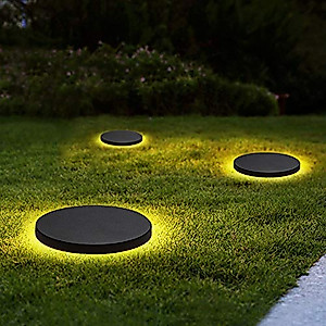 ZZYJYALG Lawn Light Outdoor Engineering Grass Light Outdoor Post Lantern Waterproof IP55 Garden Home Villa Landscape Die-cast Aluminum Black LED 12W/1200LM