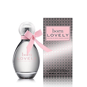SJP Born Lovely Lush, Sweet, Elegant Amber Floral Eau De Parfum Spray Fragrance for Women - Mandarin, Peony, Honeysuckle, and Freesia - Intense, Long Lasting Scent - 1 oz