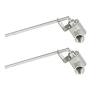 2PCS Beverage Dispensers Bottling Valve, No Drip Honey Gate Valve for Extractor, Honey Bottling Stainless Steel Faucet G3/4 BSP