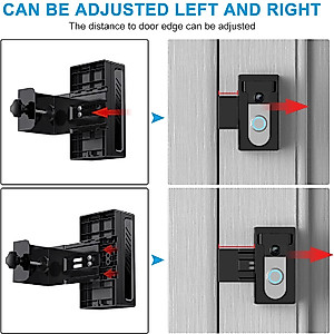 Anti-Theft Video Doorbell Mount Compatible with RlNG / Blink Wireless Video Doorbell, KIMILAR Adjustable Mounting Bracket Accessories for Houses Apartments Office...