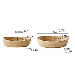 Serving Trays Serving Tray Boat Tray Wooden Tray Creative Tray Multifunctional Suitable for Dessert Bread Home Decor Elegant Decorative Tray (Size : B)