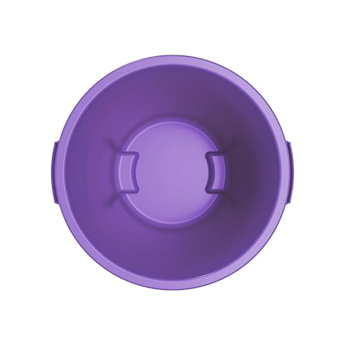 SPARTA Bronco Waste Container Trash Container, Round Trash Bin for Disposal, 10 Gallons, Purple