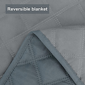 Comsmart Waterproof Couch Cover Dog Cat Blanket, Anti-Slip Liquid Urinary Proof Furniture Blanket, Reversible Pet Blanket Protector for Couch Sofa Bed Car Floor, 52 * 82 in