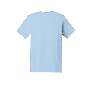Gildan 5.4 oz Cotton T-Shirt (5000) Tee X-Large Light Blue