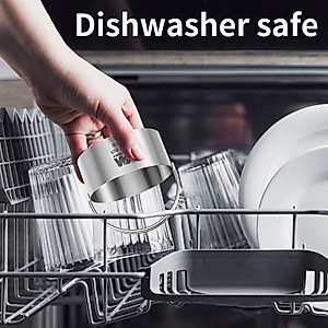 M JNGMEI 4 Pieces Stainless Steel Cookie Cutter Set 2.25inch, 2.75inch, 3.25inch,3.5inch Biscuit Plain Edge Round Cutters Sizes Shape Molds GIFT PACKAGE