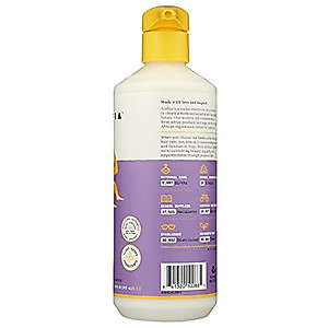 Alaffia Kids Conditioner and Detangler, Lemon Lavender, Suitable for All Hair Types, Cruelty Free, No Parabens, Vegan, 16 Fluid Ounce (Pack of 1)