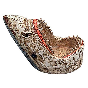 Shark Head Wine Bottle Holder, Tabletop Decoration, 7 Inches