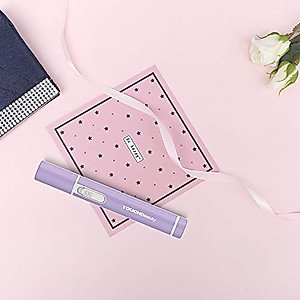 TOUCHBeauty Ear Nose Hair Trimmer for Women |Metal Cover, Safe Cutter System, Mini Pen-Sized, Battery Powered Violet Color 0656