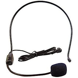 AKindle Wired Headset Boom Microphone Single Ear-Hanging TRS 3.5mm - Headworn unidirectional Condenser Mic