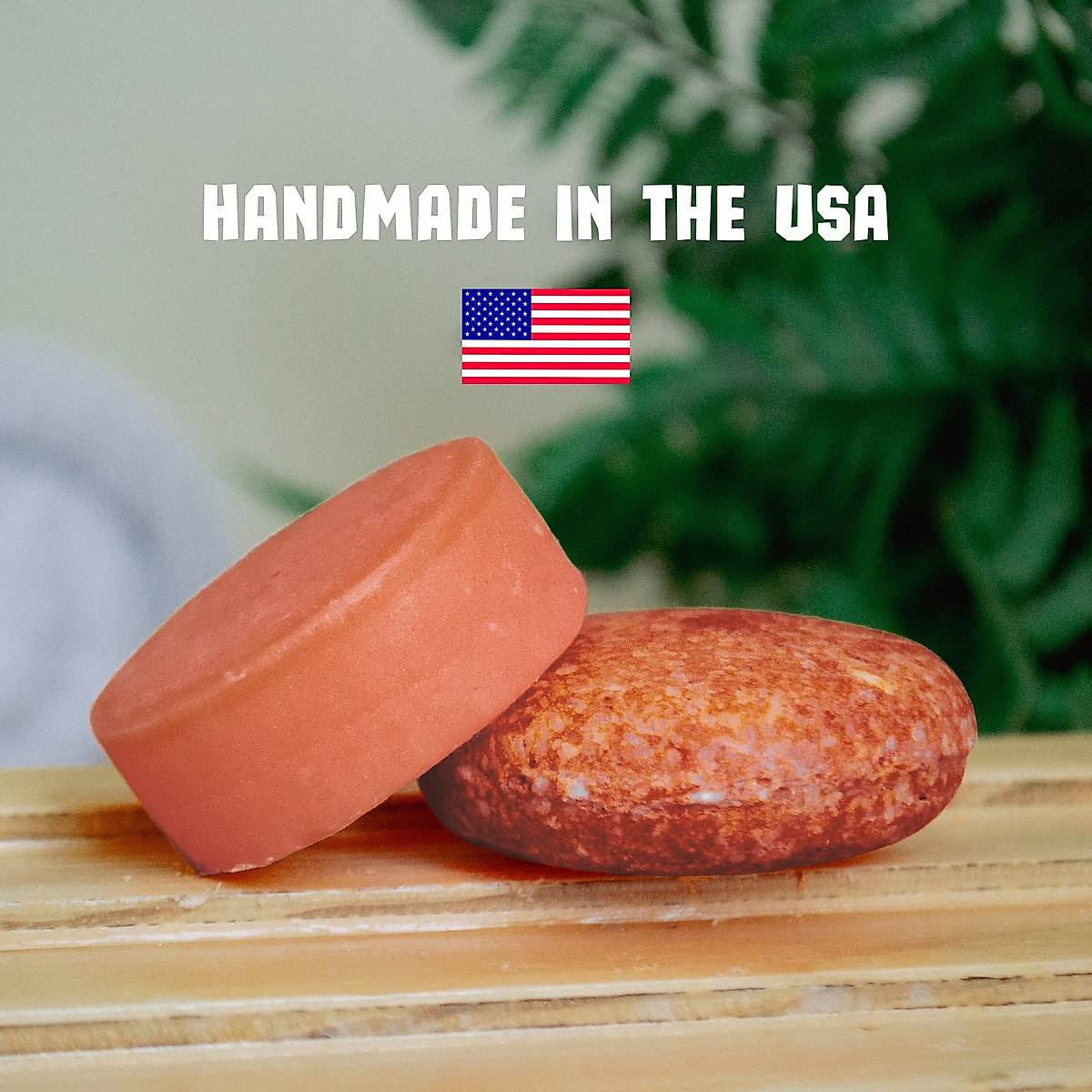 Argan Oil Shampoo And Conditioner Bar Set, with One Extra Conditioner Bar - 100% Vegan And Plastic Free Shampoo And Conditioner - Handmade in The USA. 2x Conditioner and 1x Shampoo