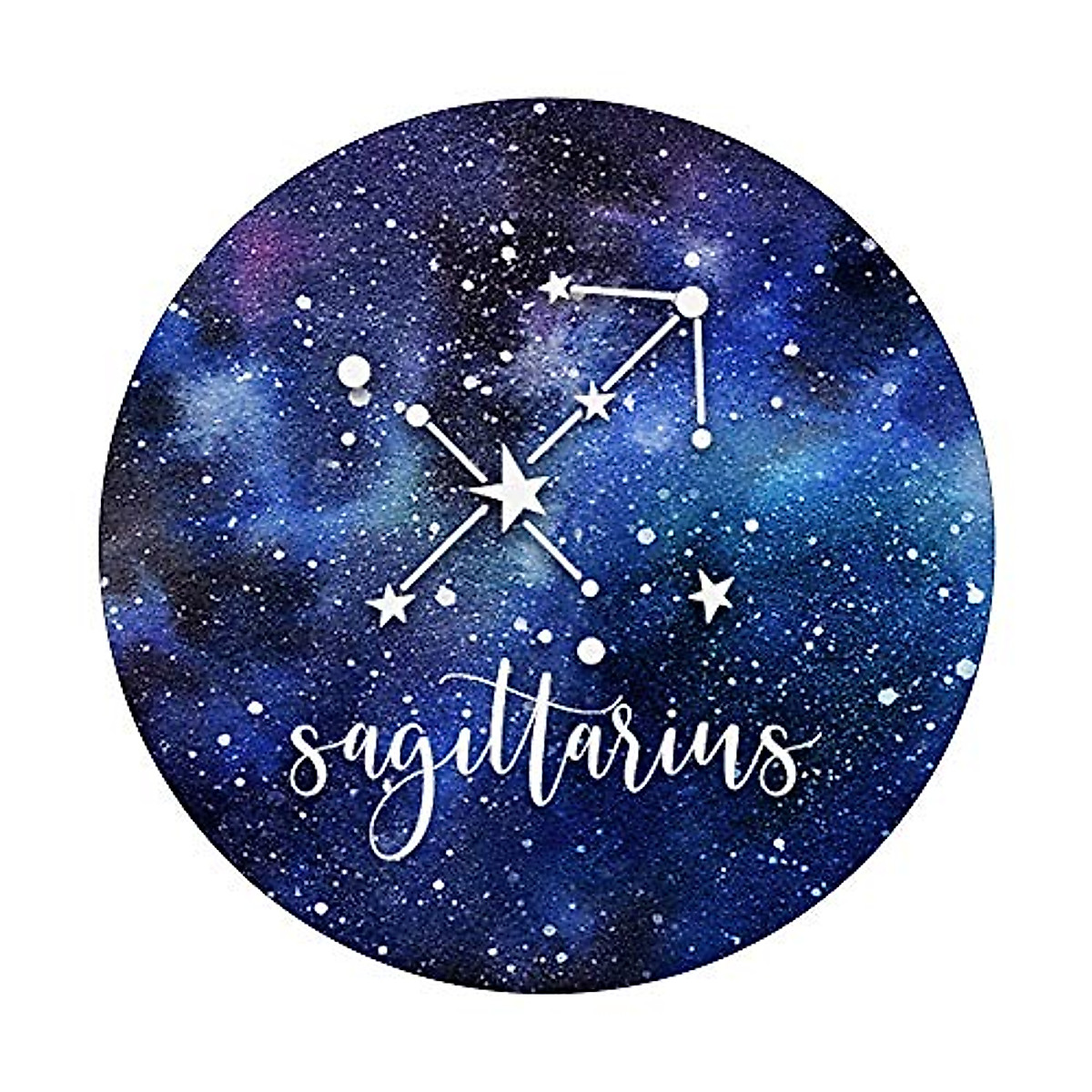 Sagittarius - Cool Blue Astrological Horoscope Zodiac Sign PopSockets PopGrip: Swappable Grip for Phones & Tablets
