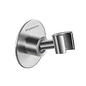 simpletome Shower Head Holder Adhesive Adjustable Bracket Wall Mount SUS304 Stainless Steel