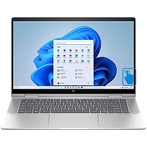 HP ENVY 15-fe0053dx Home & Business 2-in-1 Laptop (Intel i7-1355U 10-Core, 16GB LPDDR5 5200MHz RAM, 2TB PCIe SSD, Intel Iris Xe, 15.6" 60 Hz Touch Win 11 Home) Refurbished (Renewed)