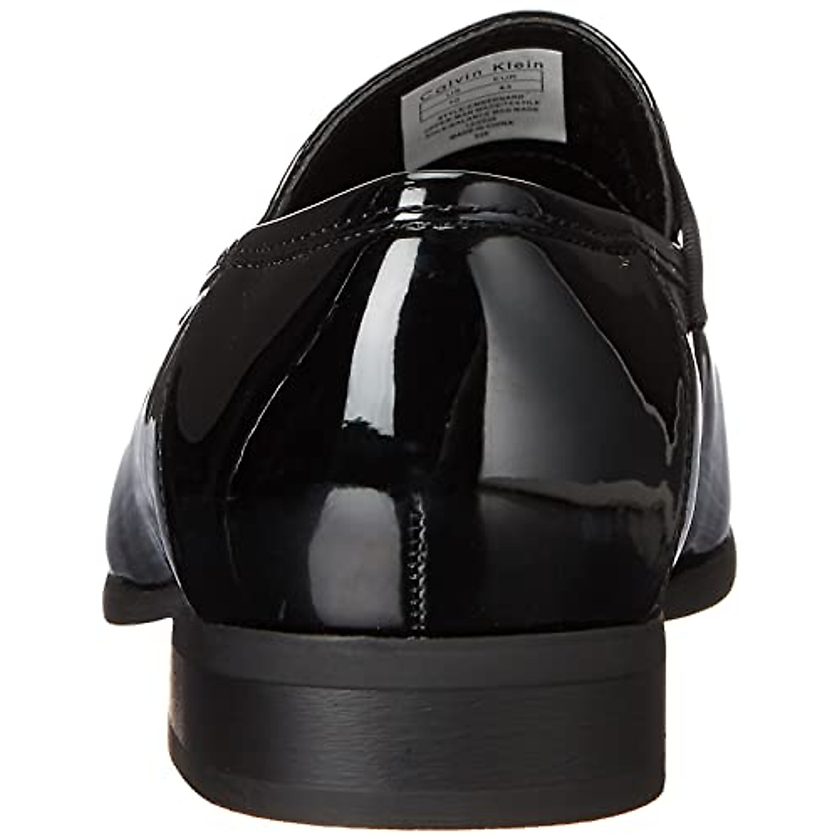 Calvin Klein Men's Bernard Loafer, Black Patent, 11.5