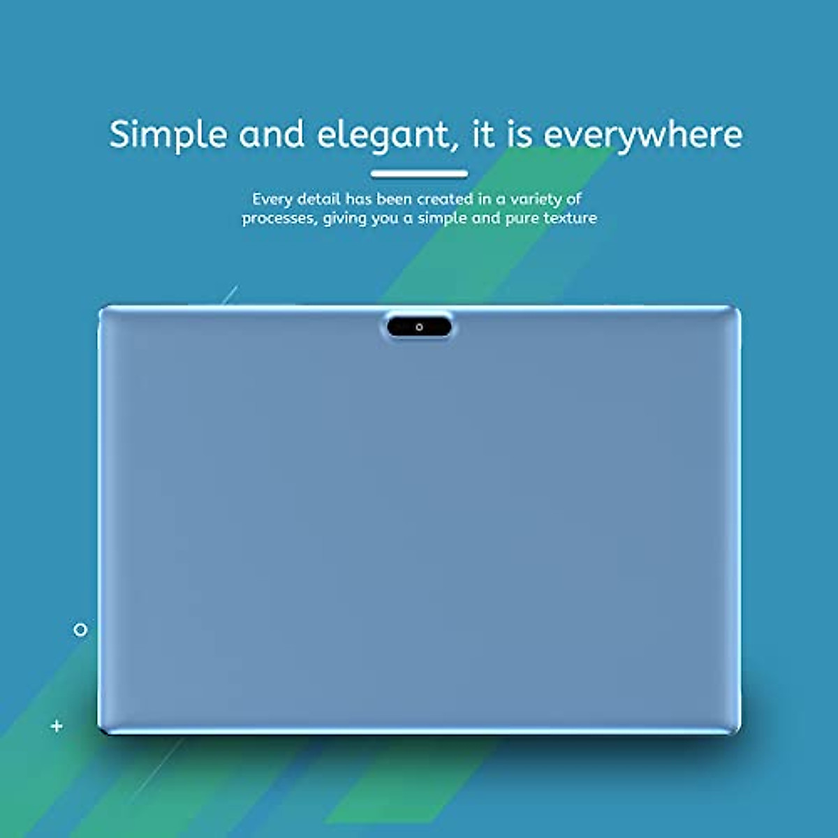 ATOZEE Tablet 10 Inch Tablet, Android Tablets, 64GB and 512GB Expand Tableta, Quad-Core Processor 2GB RAM 8MP Camera WiFi GPS FM Tablet Computer, 10.1 in HD Display Long Battery Life Tabletas (Blue)