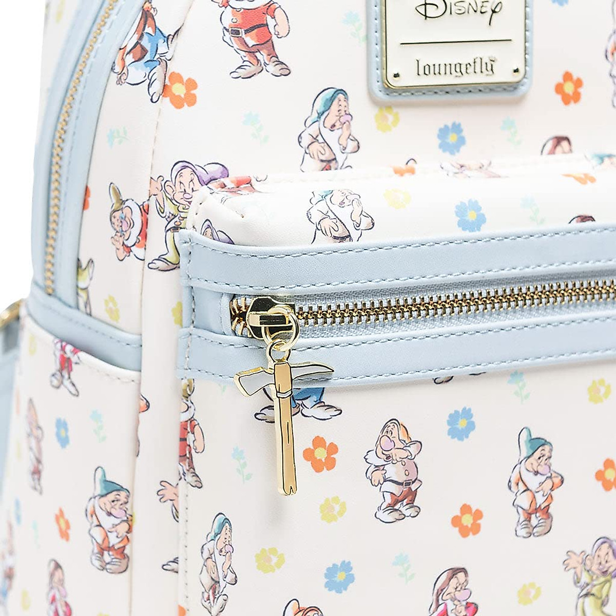 Loungefly Women's Disney Snow White and the Seven Dwarfs Blue Backpack