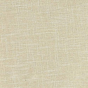 East West Furniture DLAB3-LWH-02 3Pc Round 42" Dining Room Table With Two 9-Inch Drop Leaves And 2 Parson Chair White Leg And Linen Fabric Light Beige, 3 Pieces