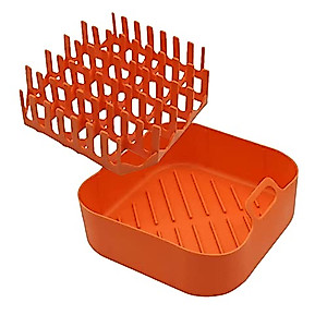 Bacon Rack for Oven, Nonstick Bacon Maker Microwave Tray, Air Fryer Silicone Bacon Cooker Rack, Microwave Cookware Bacon Baker, Universal Kitchen Accessories for Sausage, Pizza Rolls Cooker