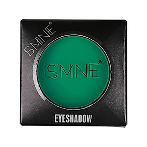 ISMINE Single Green Matte Eyeshadow, High Pigment, Longwear, Intense Color Best Single Green Eyeshadow Eye Makeup for Day & Night