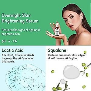 Azani 10% Lactic Acid + Squalane Resurfacing - 1.01 Oz Serum | Face Exfoliating AHA to Soften and Smooth Skin, Brighten Complexion and Diminish Fine Lines & Wrinkles - Women & Men