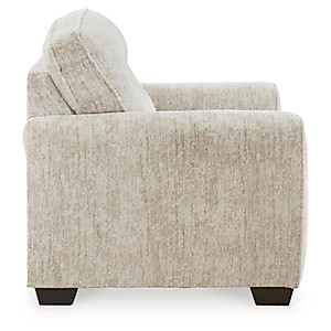 Signature Design by Ashley Lonoke Coastal Upholstered Oversized Chair, Beige