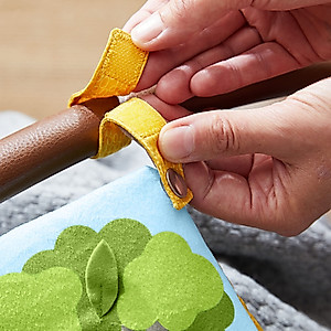 HABA Koala Fabric Book - Meet The Animals Downunder! - Attaches to Crib & Car Seat