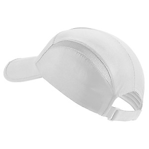 The Run Cap, White, Unisex, OS