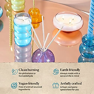 Paddywax Candles Realm Candle, 12 Ounces, Blue, Haze