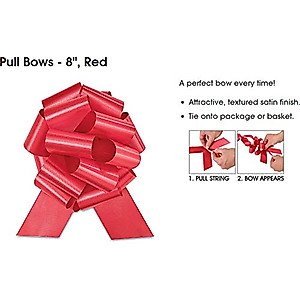 Gift Basket Making Kit Do It Yourself Diy Build Your Own Gift Basket Matching Supplies Market Tray Basket Cellophane Bag Shredded Crinkle Paper Ribbon Pull Bow (RED AND WHITE, X-LARGE)