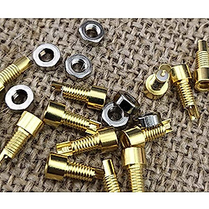 KOOBOOK 2Pcs Copper Headset Earphone Connector MMCX Screws Nut for Earphone