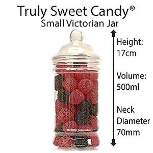 19 Retro Empty Plastic Sweet Jars for Pick & Mix, Victorian Sweet Shop, Candy Buffet Kit, Party Pack
