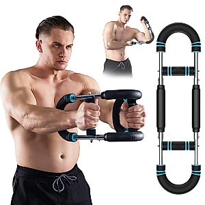 HOTWAVE Ultimate Twister Arm Exerciser.Adjustable Chest Expander, Forearm Enhanced Exercise Strengthener.Upper Body Strength Training Machine.Portable Spring Resistance Home Workout Equipment