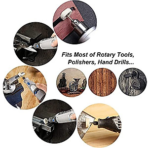 Polishing Lapping Paste and Felt Polishing Buffing Wheel Set 49Pcs Wool Felt Polishing Pad Wheel Professional Accessories for Final Polishing Metal and Jewelry