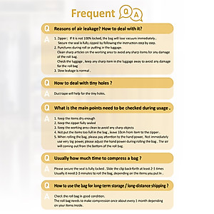 12 Hand Roll Up Compression Travel Bags-Space Saver Bags for Luggage and Cruises (5 Large, 5 Medium, 2 Small), No Vacuum Needed