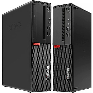 Lenovo ThinkCentre M710s SFF Desktop Computer, Intel Core i7-6700, 16GB DDR4, 512GB NVMe SSD, 24" Full HD Monitor, Wireless Keyboard & Mouse, Speakers, Windows 10 Pro