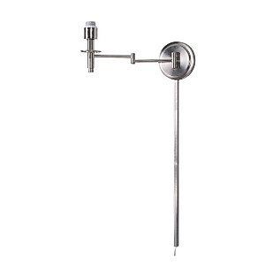 Kenroy Home 21011BS Sheppard Wall Swing Arms, Medium, Brushed Steel