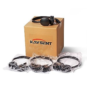 Kaysent Wholesale Bulk Earphone Earbud Headphone (KHP-025) 25 Pack Wholesale Headphone for School,Airplane,Hospital,Students,Kids and Adults