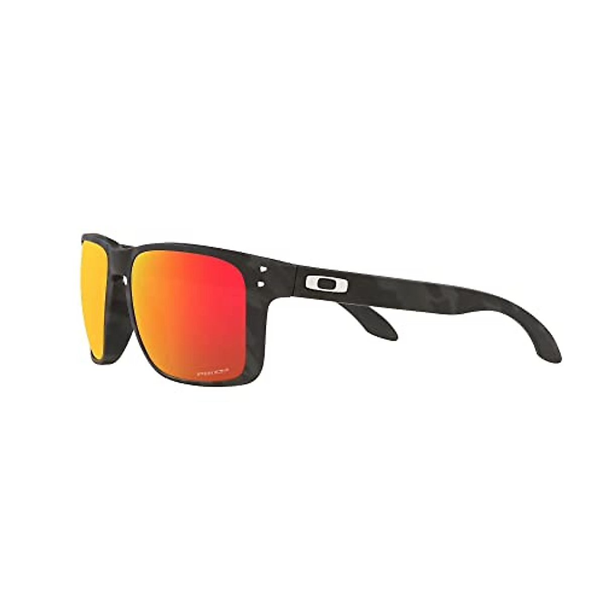 Oakley Men's OO9417 Holbrook XL Square Sunglasses, Matte Black Camouflage/Prizm Ruby, 59 mm