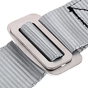 freneci 83-130cm Fully Adjustable Boarding Ladder for Inflatable Boat Dinghy Sailing