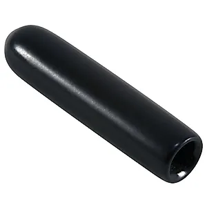 Caplugs VC-125-16 VC Series – Plastic Round Cap 1000 Pack, Black Vinyl, 0.125" W x 1.00" L Protective Closures, Thread Protectors, Dust and Moisture Seals, Masking, Plating, Color Coding (99190061)