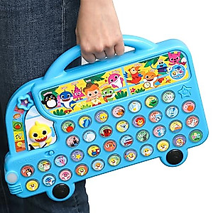 Pinkfong Baby Shark ABC Alphabet Bus Sound Pad | Baby Shark Toys, Baby Shark Books | Learning & Education Toys | Interactive Baby Toys for Toddlers 1-3 | Gifts for Boys & Girls