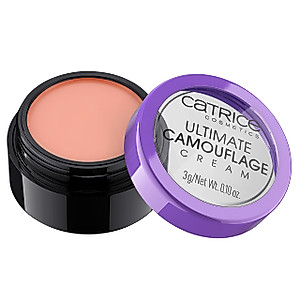Catrice | Ultimate Camouflage Cream | Full Coverage, Long Lasting Concealer for Dark Circles & Imperfections | Vegan & Cruelty Free (100 | C Brightening Peach)