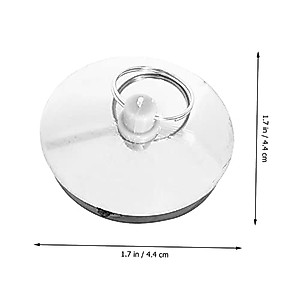 WOONEKY 9 Pcs Sink Stopper Hard Case with Foam Tub Drain Plug Tub Accessories for Water Stopper Garbage Drain Stopper Bath Drain Stopper Bathtub Accessories Bathtub Plug Rubber Silver