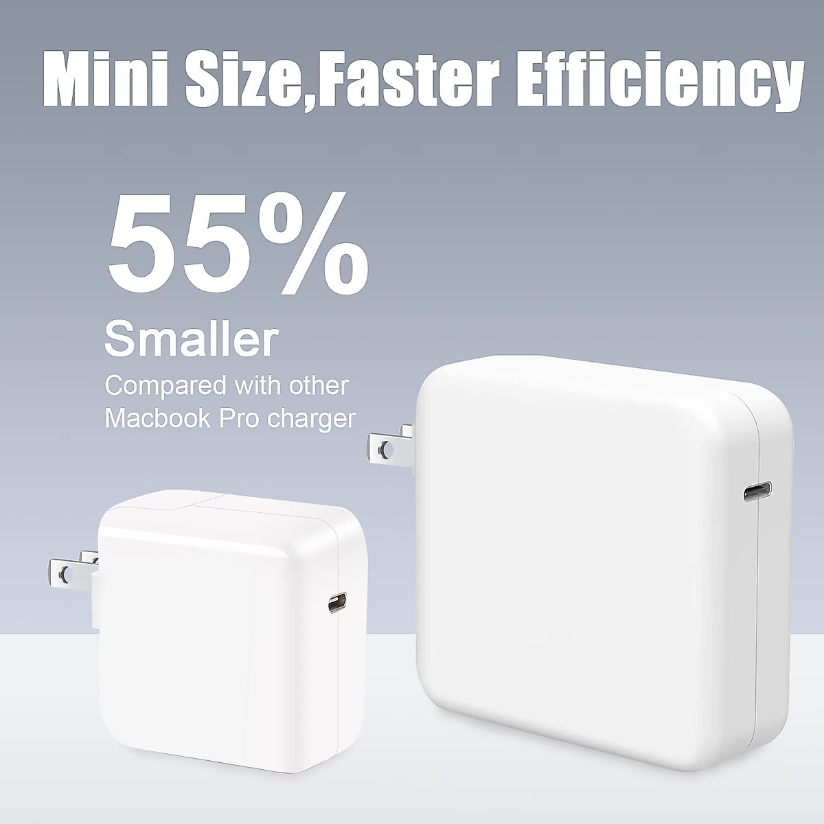 65W USB C Charger,Type C GaN III PD 3.0 Wall Charger Fast Charging for iPhone 15/14/13,MacBook Pro/Air, iPad Pro/Air,Samsung Galaxy S22/S21,Pixel,Switch and Android Series,6.6ft USB C to C Cable