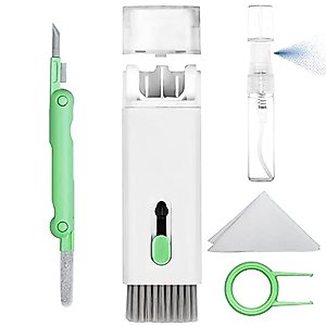 Laptop Screen Keyboard Earbud Cleaner Kit for Airpods Pro MacBook iPad iPhone iPod, walrfid Multi-Function Airpod Cleaning Pen Brush Tool Key Remover for PC Monitor TV Phone Computer Headphone