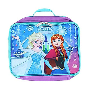 Group Ruz Frozen Anna, Elsa 16 Backpack with Detachable Matching Lunch Box